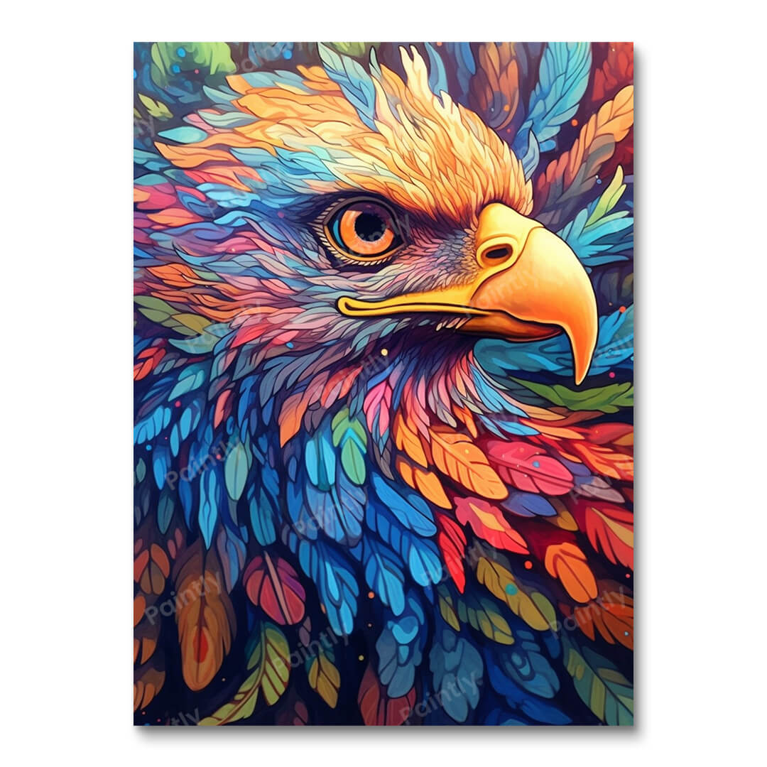 Psychedelic Eagle I (Diamond Painting) – Diamond Painting Kits
