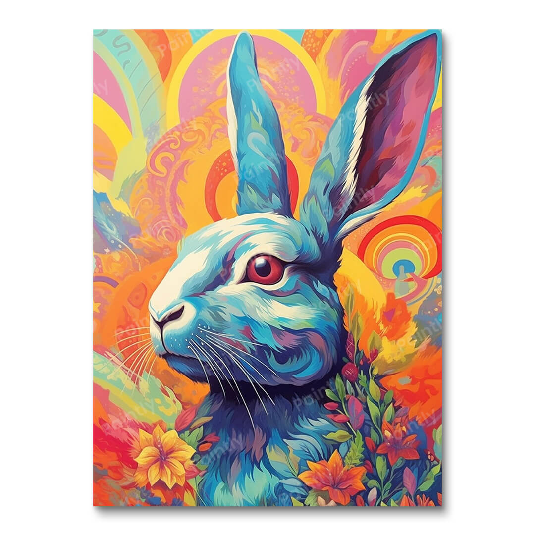 Psychedelic Rabbit II (Diamond Painting) – Diamond Painting Kits