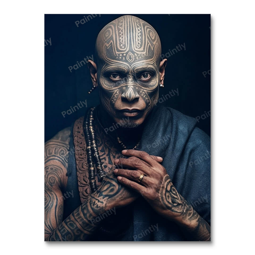 Tattooed Monk (Diamond Painting) – Diamond Painting Kits